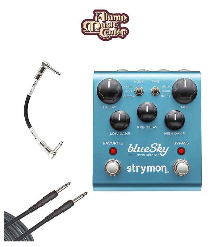 Strymon blueSky Reverberator Pedal Bundle | Reverb