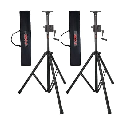 5 Core Speaker Stand Tripod Crank Up Height Adjustable Tall | Reverb