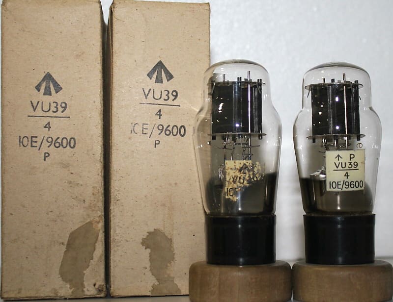2 pcs. VU39 10E/9600 VALVOLA NOS MARCONI OSRAM RAF WW2 TUBE | Reverb