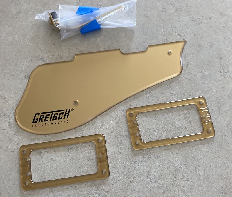 Gretsch Electromatic Pickguard and Pickup Rings Gold | Reverb