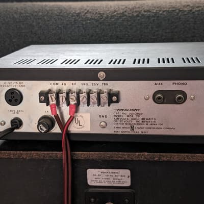 Realistic MPA-20 Amplifier + 2x4" Cabinet | Reverb