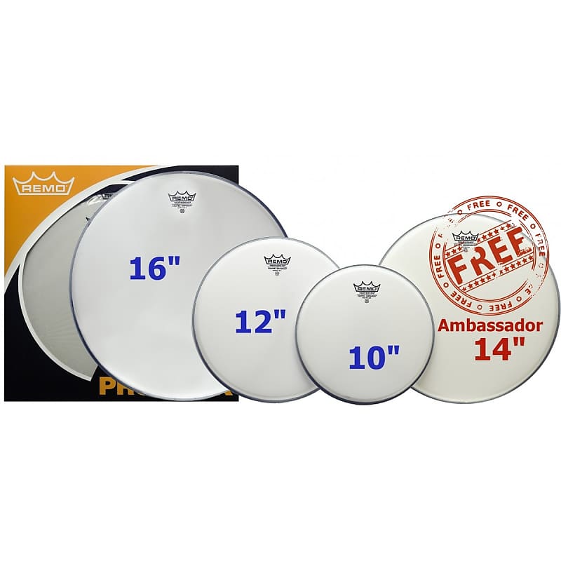 Remo Pro Pack Emperor Coated American Fusion - 10",12",16" | Reverb