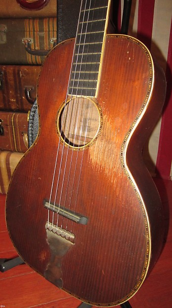 Concertone Parlor Acoustic Guitar 1939 Natural | Reverb