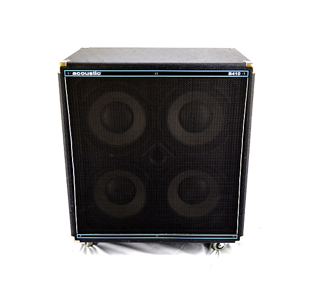 Acoustic B410 4x10 400w Bass Cabinet w Casters | Reverb