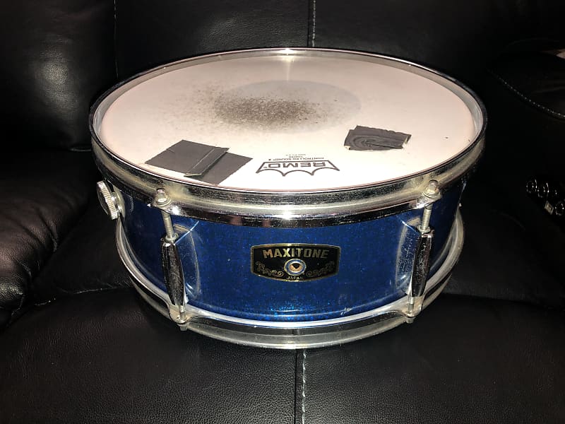 Maxitone MIJ snare drum 1960’s? - Blue sparkle | Reverb