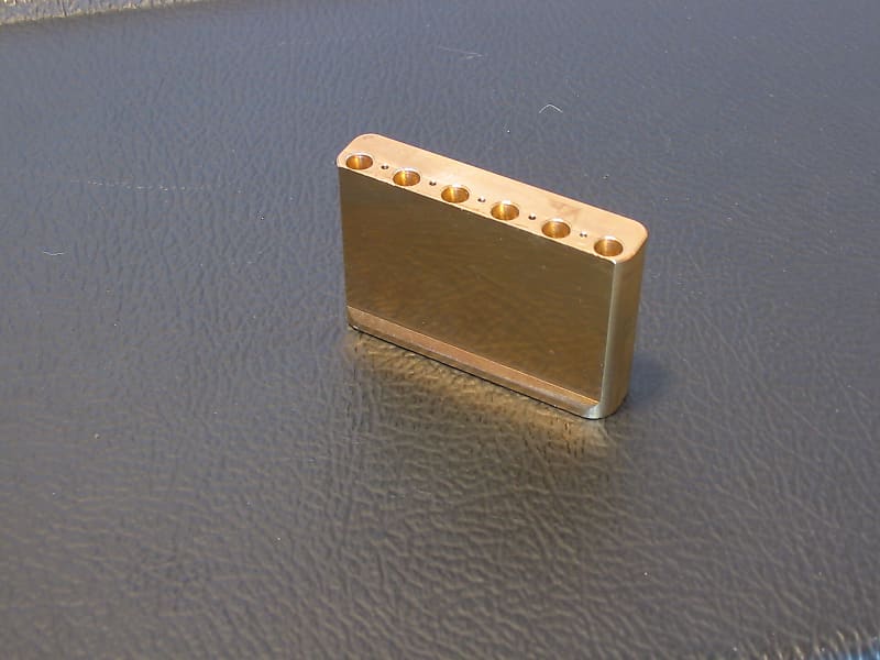 Solid Brass (machined) Tremolo Block - for Gotoh 510 Tremolo | Reverb
