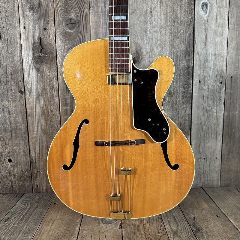 Epiphone Broadway Cutaway with added floating pickup 1955 - | Reverb