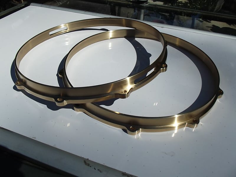 DW Cast Solid Bronze Snare Drum Rims | Reverb