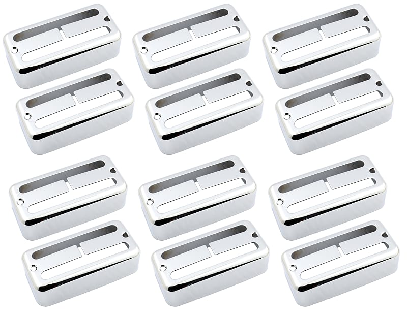 LOT OF 12 NICKEL SILVER Filtertron Style Guitar Pickup Cover | Reverb
