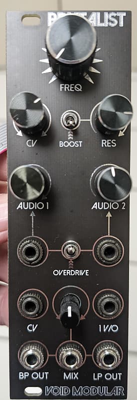 VOID modular Brutalist VCF Polivoks style filter with extras | Reverb