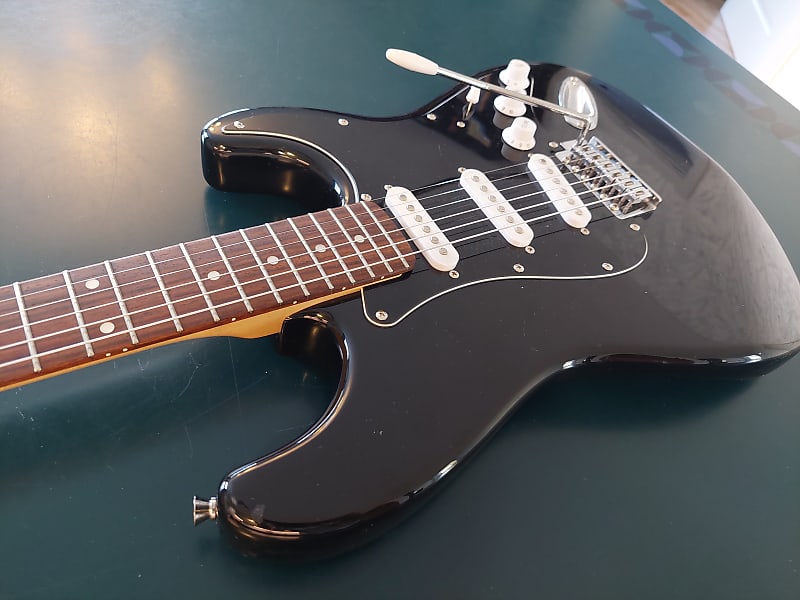 Unbranded Black Stratocaster | Reverb