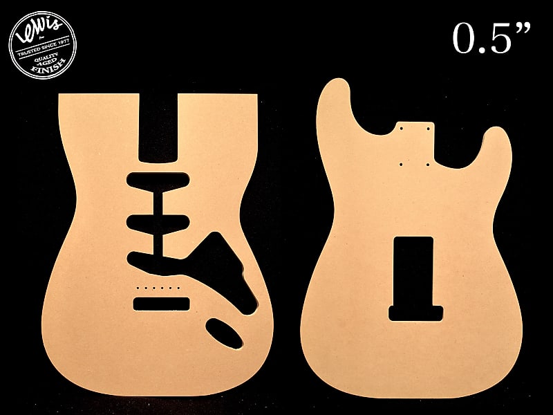 MDF Guitar Template 0.5" thick CNC cut! Luthier | Reverb Australia