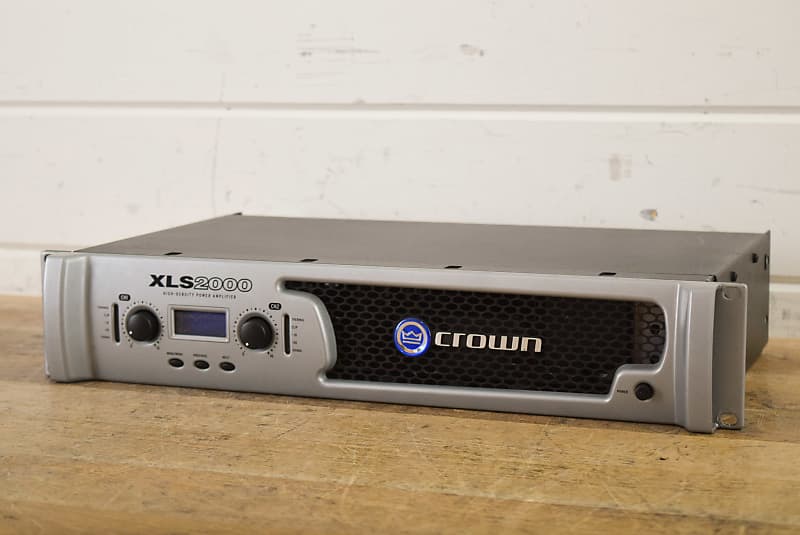 Crown XLS2000 2-Channel Power Amp (church owned) CG00F5U | Reverb