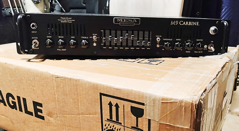 Mesa Boogie M9 Carbine 900-watt Rackmount Bass Amp Head | Reverb