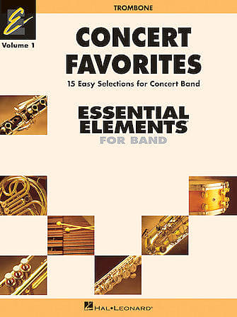 Concert Favorites Vol. 1 - Trombone Essential Elements Band | Reverb