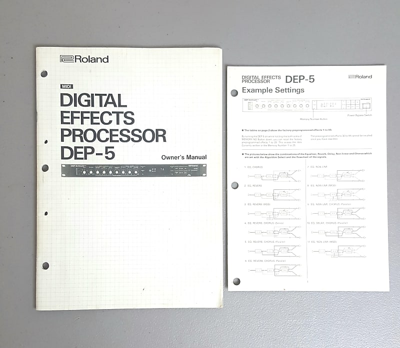 Roland DEP-5 Vintage Effects Processor - Original Owner's | Reverb