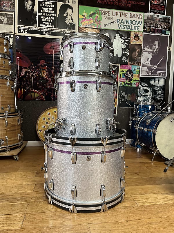 One of A Kind Ludwig Custom Fab 3 Maple Classic 2024 - Custom | Reverb