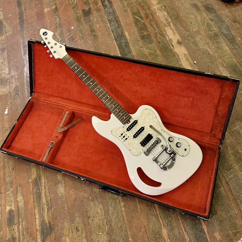 Teisco TG-50 2011 White tg-64 reissue monkey grip original | Reverb