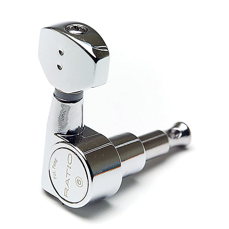 Graph Tech Ratio Tuners 6 In-Line Right Handed (Chrome) | Reverb UK