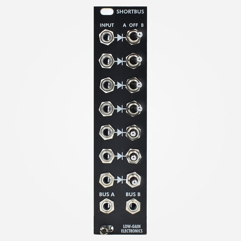 Low Gain Shortbus V3 (Black and Red Panels Included) Eurorack | Reverb