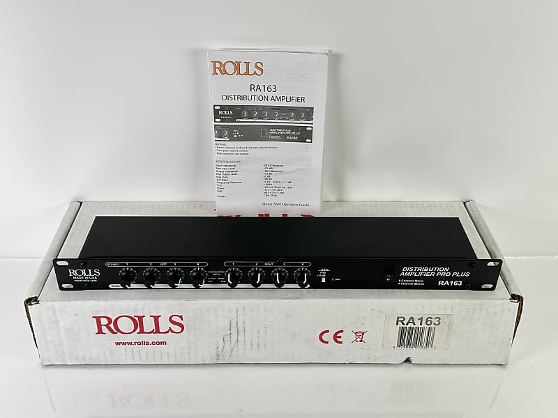 Rolls RA163 8 Channel Distribution Amplifier | Reverb