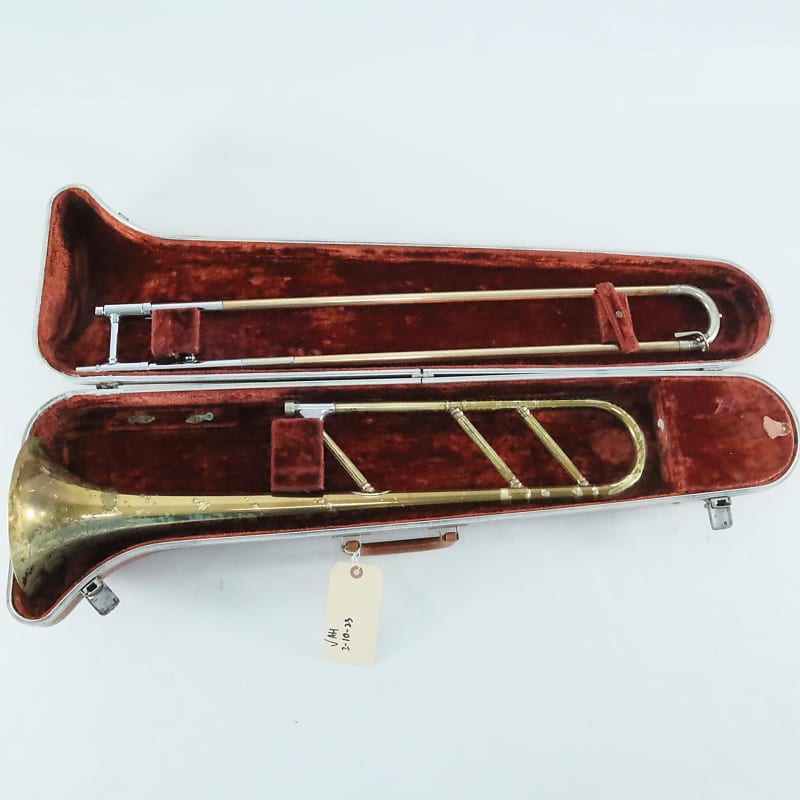 C. G. Conn Model 44H Rimless Bell Tenor Trombone SN 324430 | Reverb