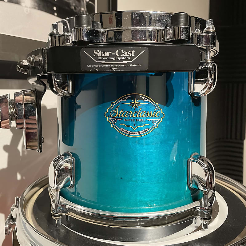 Tama Starclassic Maple 8"x8" Marine Blue Fade Rack Tom | Reverb