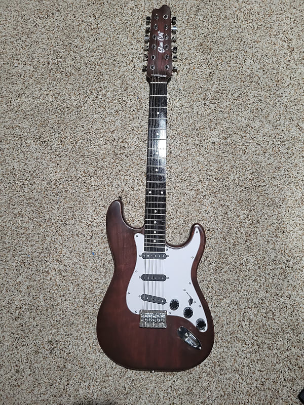 Jim Cat 12 string strat 2023 - Mohagany matt lacquer | Reverb