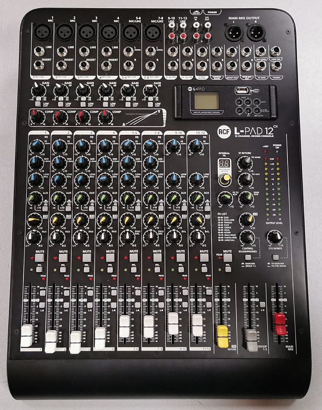 RCF L-PAD 12CX MP3 Player/Recorder module - 12 channels mixer | Reverb