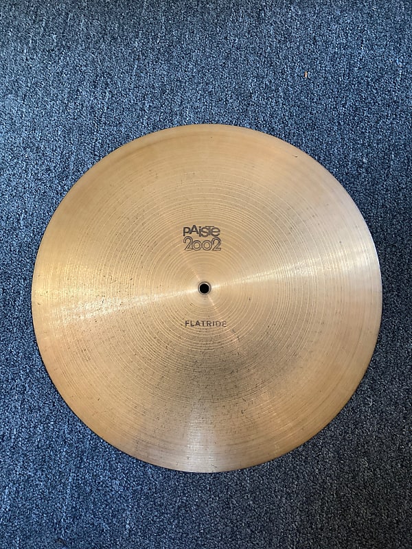 Used Paiste Black Label 2002 Flat 18" Ride 1598g | Reverb