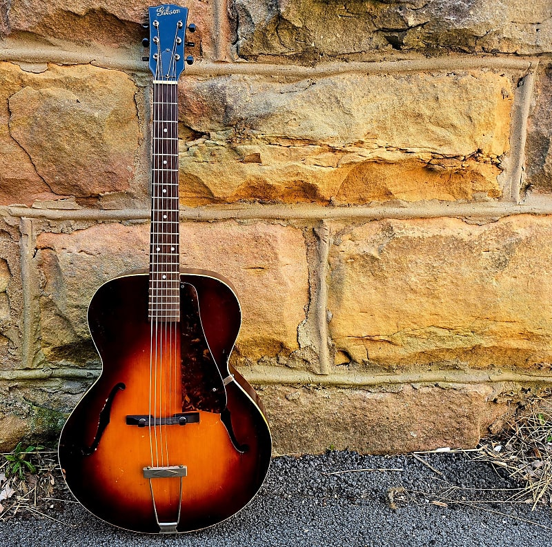 1946 Gibson L-48 Archtop Acoustic - Script Logo - Sunburst - | Reverb