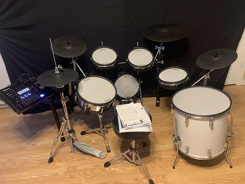 Roland TD-50 V-Drums Electronic Drum Kit With Extras | Reverb