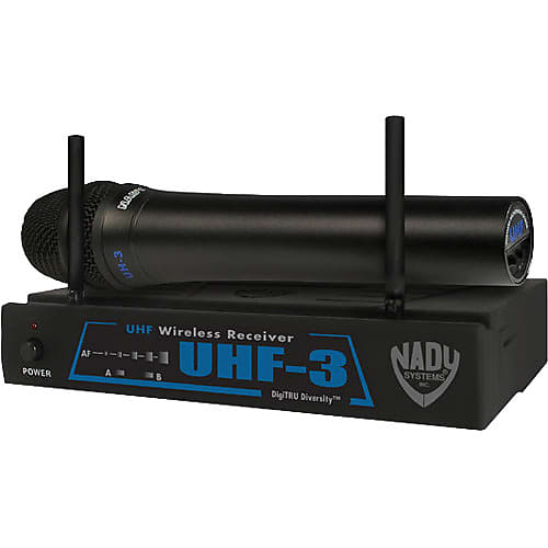 Nady UHF-3 Handheld UHF Wireless Microphone System | Reverb