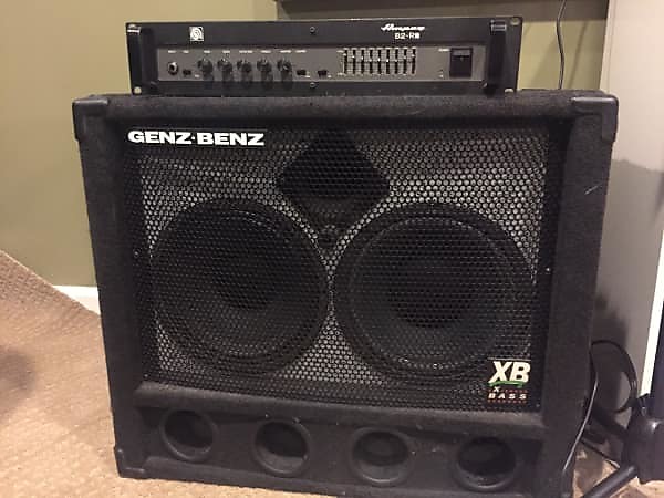 Ampeg B2-RE Bass Amp w/ Genz Benz 2x12 Cabinet | Reverb