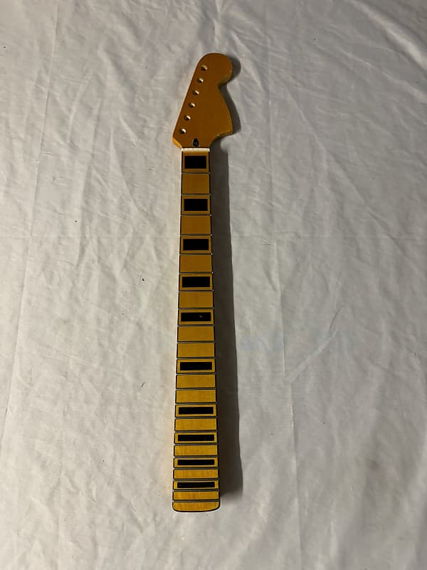 Unbranded Strat Style Electric Guitar Neck Block Inlay 2020s | Reverb