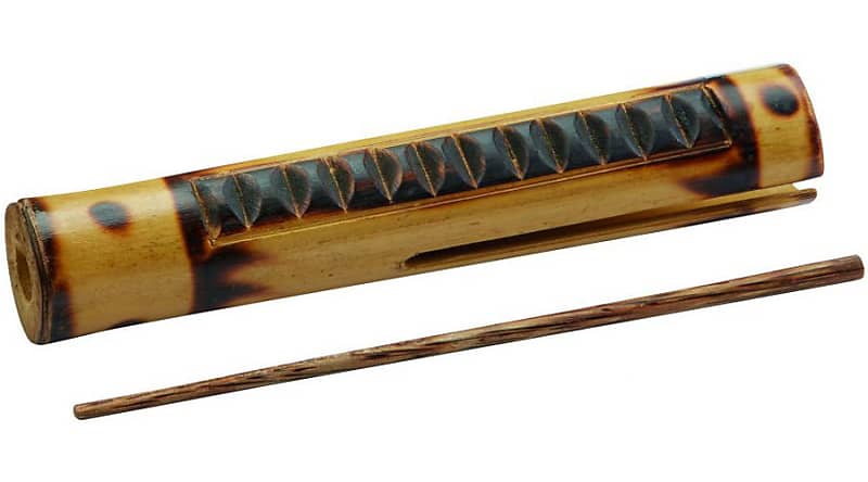 Toca T-MBG Mini Bamboo Guiro with Scraper | Reverb