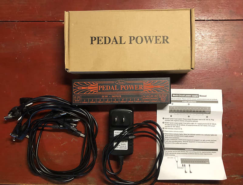 Rowin PW-1 Power Supply 10 DC Output for 9V/12V/18V Guitar | Reverb