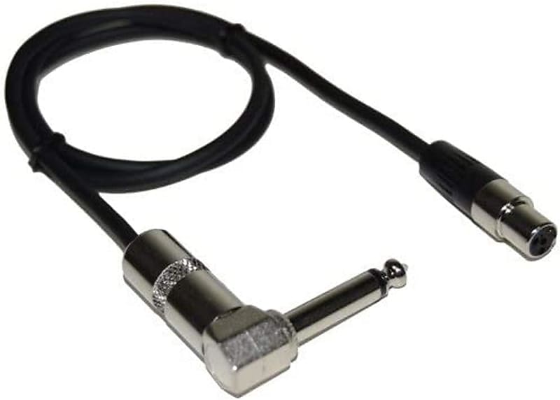 4-Pin Mini Connector (TA4F) to Right-Angle 1/4-Inch Connector | Reverb