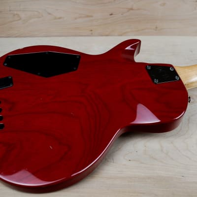 ESP Custom Order S-E925 Single Cut Bass 1998 See-Thru Red | Reverb