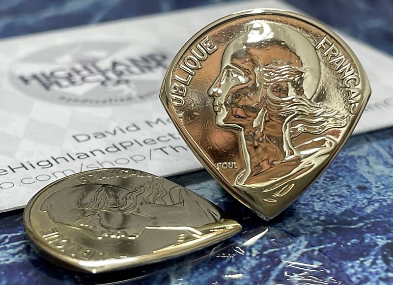 The Highland Plectrum Co. One French 20 Centimes Coin | Reverb UK