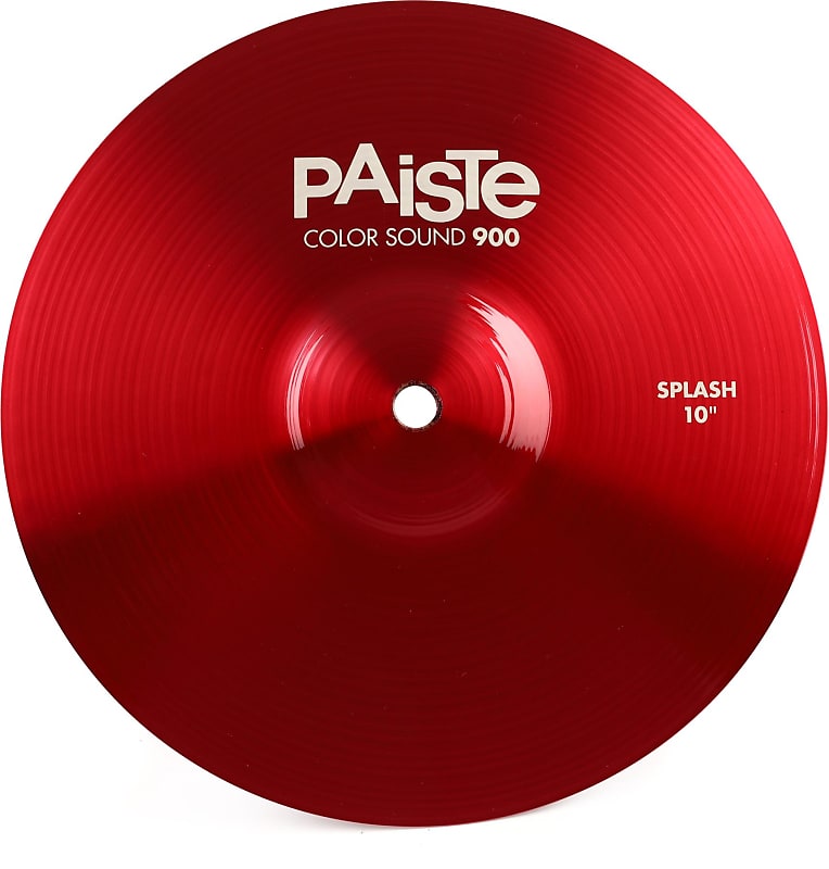 Paiste 10 inch Color Sound 900 Red Splash Cymbal (5-pack) | Reverb