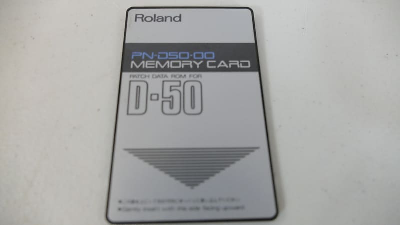Roland D-50 Synthesizer Card 1987 - 1989 - 00 Original | Reverb