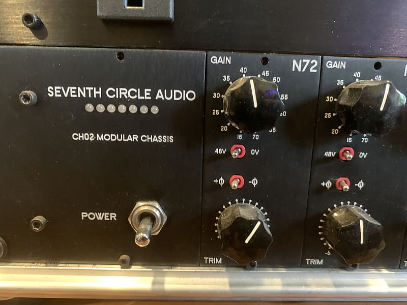 N72 Mic Preamp Modules x 2 plus CH02-SP-N72 subpanel/chassis | Reverb
