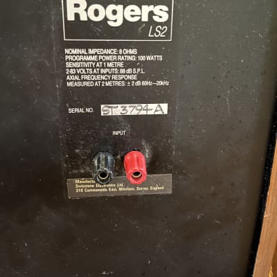Rogers LS2 bookshelf speakers - Walnut | Reverb