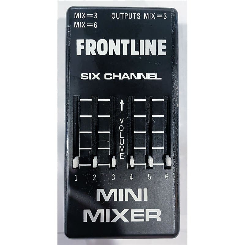 Frontline Six-Channel Mini Mixer, Second-Hand | Reverb