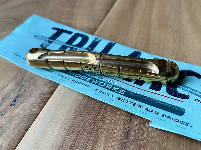 Tru-Arc Serpentine Gretsch 12 Radius Rocking Bar Bridge | Reverb