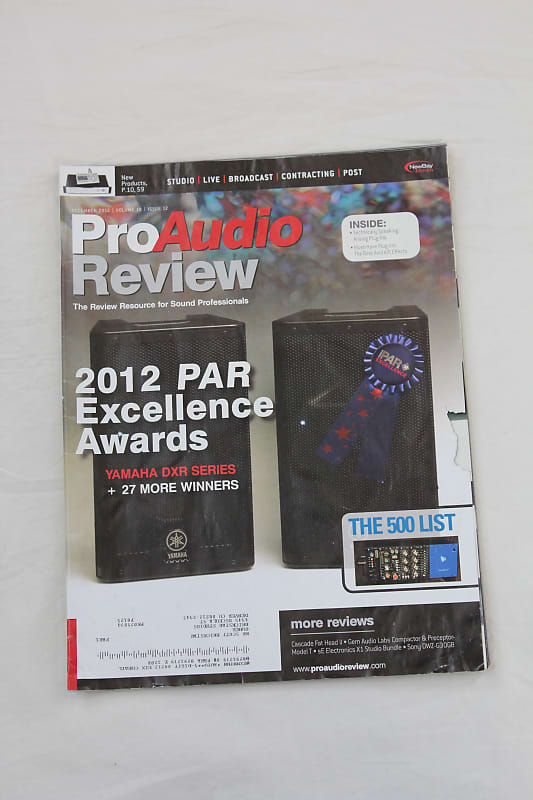 Pro Audio Review Magazine Back Issue December 2012 | Reverb