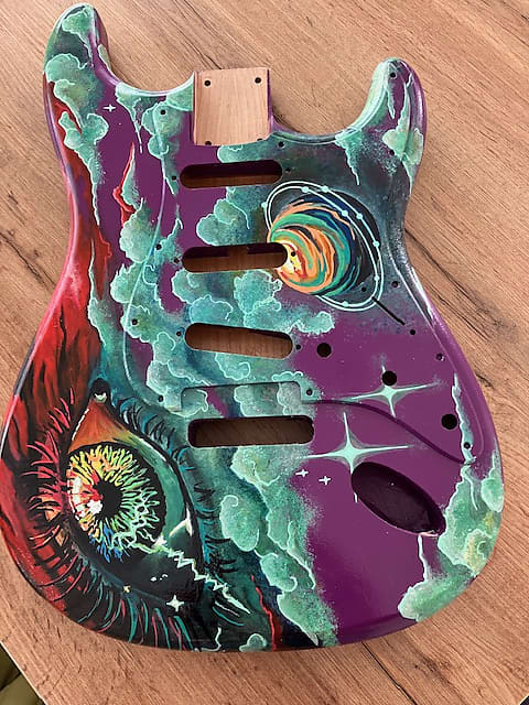 SFR Custom Strat Body ART | Reverb