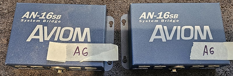 Aviom AN-16SB Pro 16 System Bridge (PAIR) | Reverb