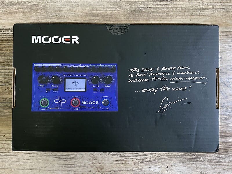 Mooer Ocean Machine Brand New Deluxe Double Delay Reverb & | Reverb